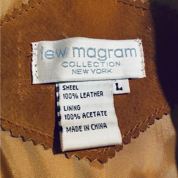 Lew Magram | Jackets & Coats | Lew Magram Vintage Suede Leather Fringe ...